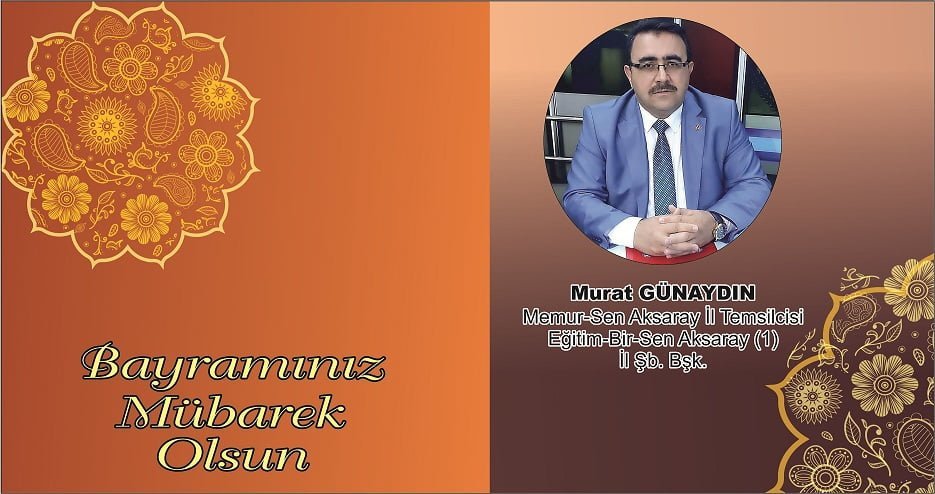 Murat Günaydın’dan Kurban Bayramı Mesajı | Aksaray Son Dakika